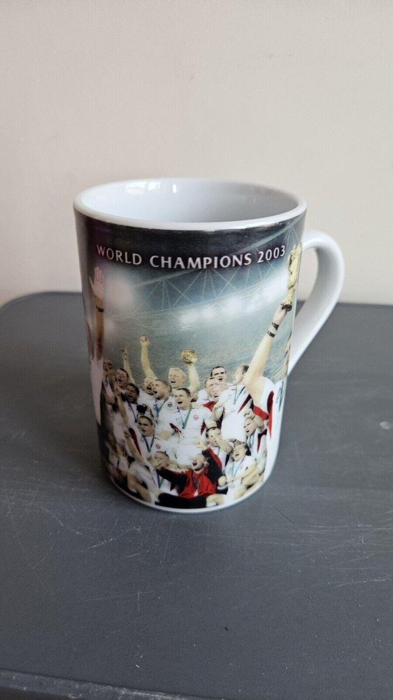 Vintage England Rugby Team Mug 2003 World Champions Commerative - Etsy