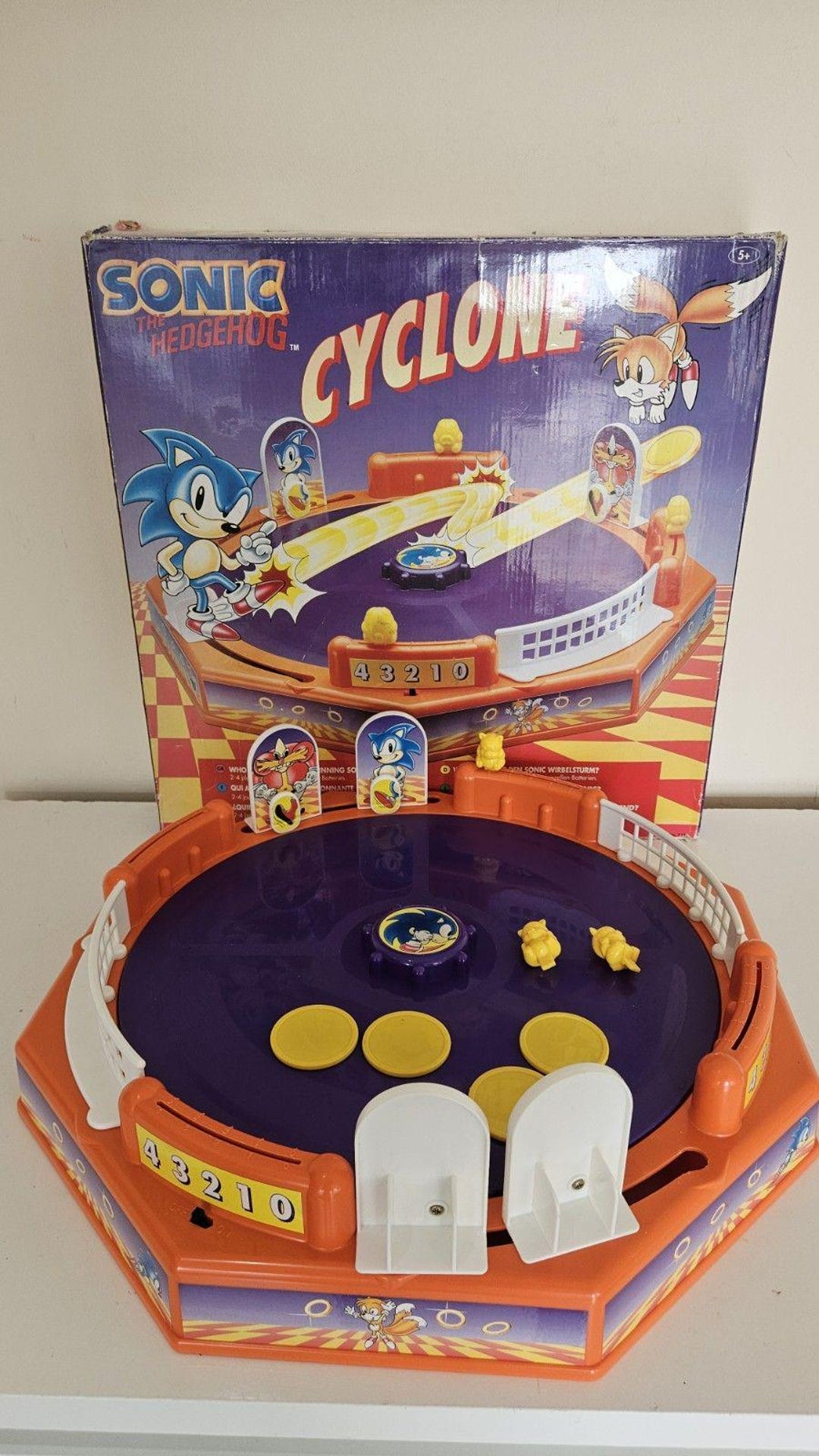 Vintage Sonic the Hedgehog Cyclone Border Game Working Near Complete ...