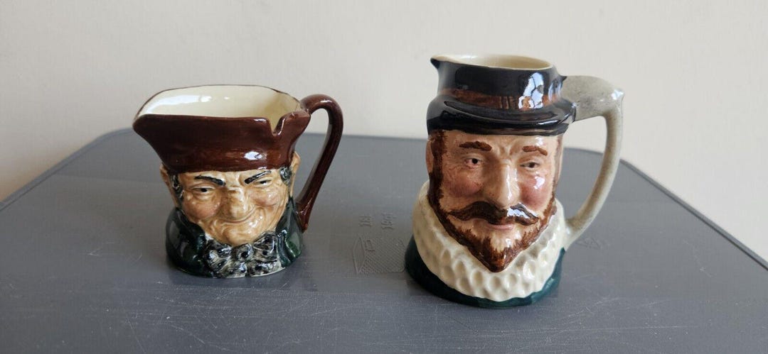 2 Small Toby Jugs Royal Doulton Lancaster Jug - Etsy UK