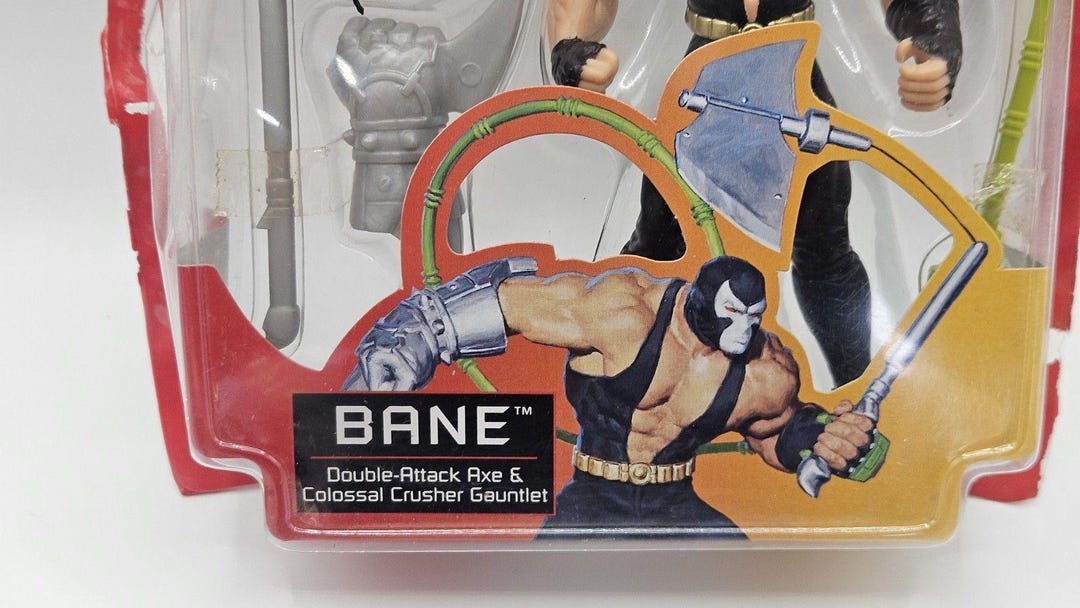 Vintage Batman & Robin 1997 Bane Figure Complete No Card Double Attack ...