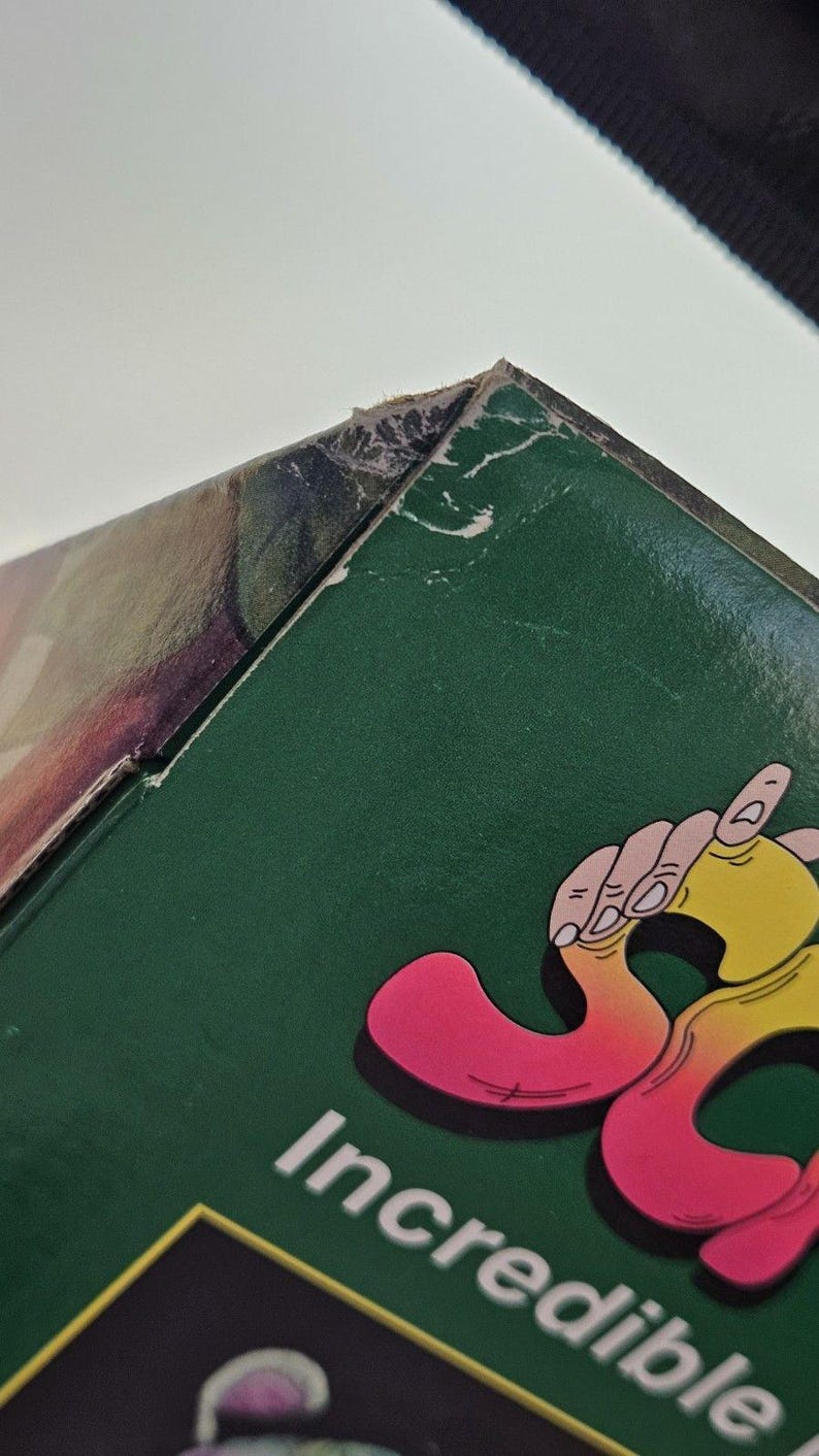 Vintage Scrushkins Ugly Crazy Lion Hand Puppet Soft Plush Toy Toyvision ...