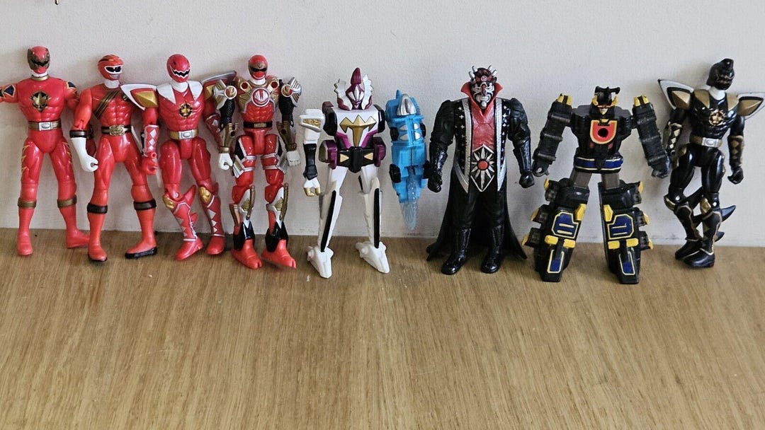 Vintage Bandai Power Rangers Action Figure Bundle 2000s X8 - Etsy