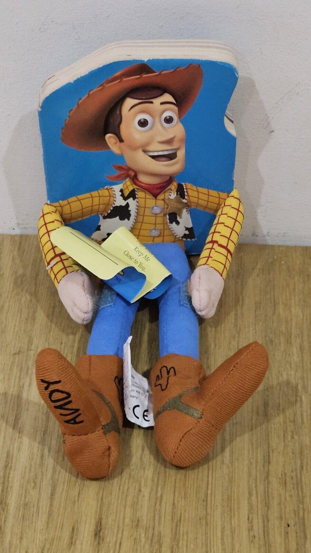 Disney Toy Story 2 Woody Book Pal Plush Childrens Toy VTG 1999 ...