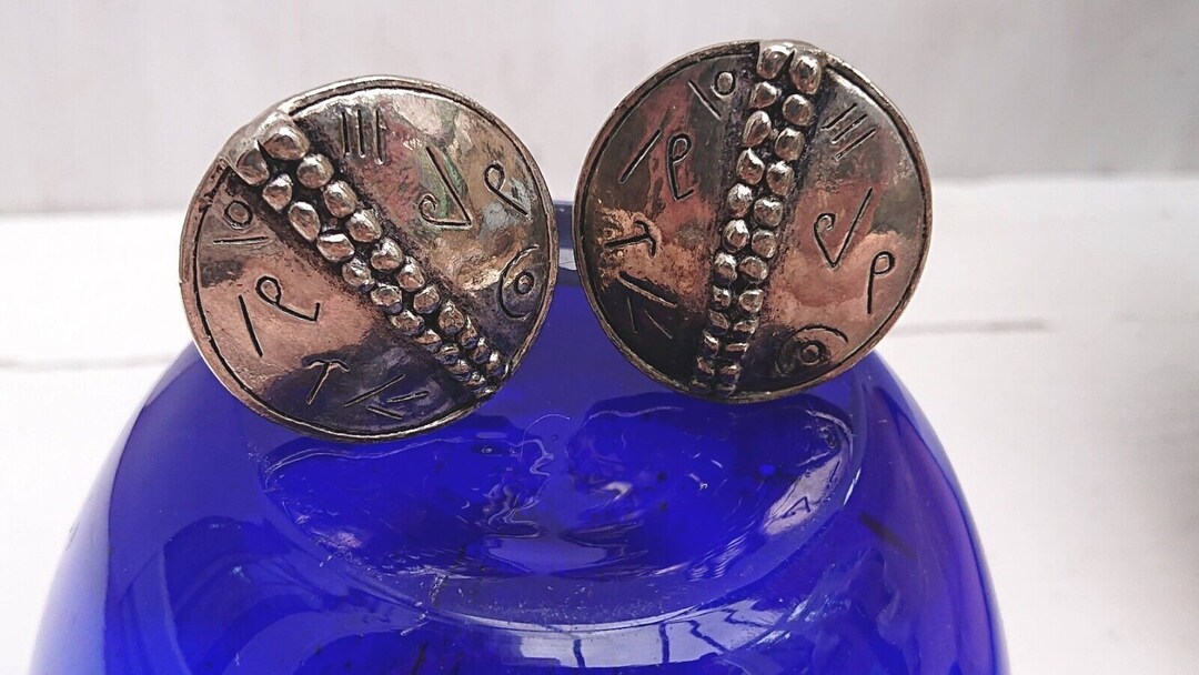 Vintage Clip on Viking Norse Aztec Rune Alphaphet Symbolic Greek ...