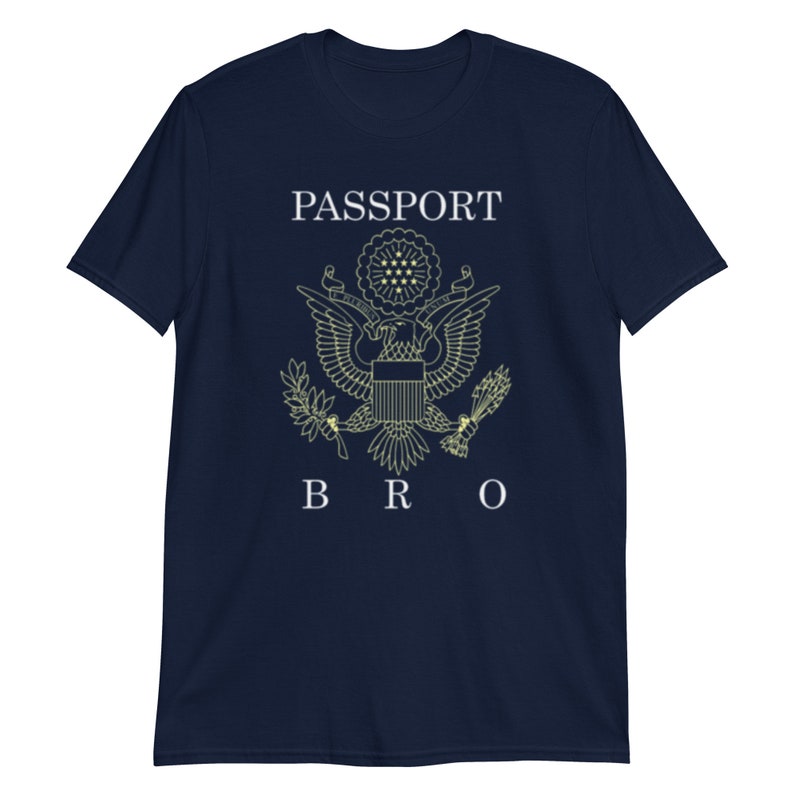 Passport Bro T-shirt - Etsy