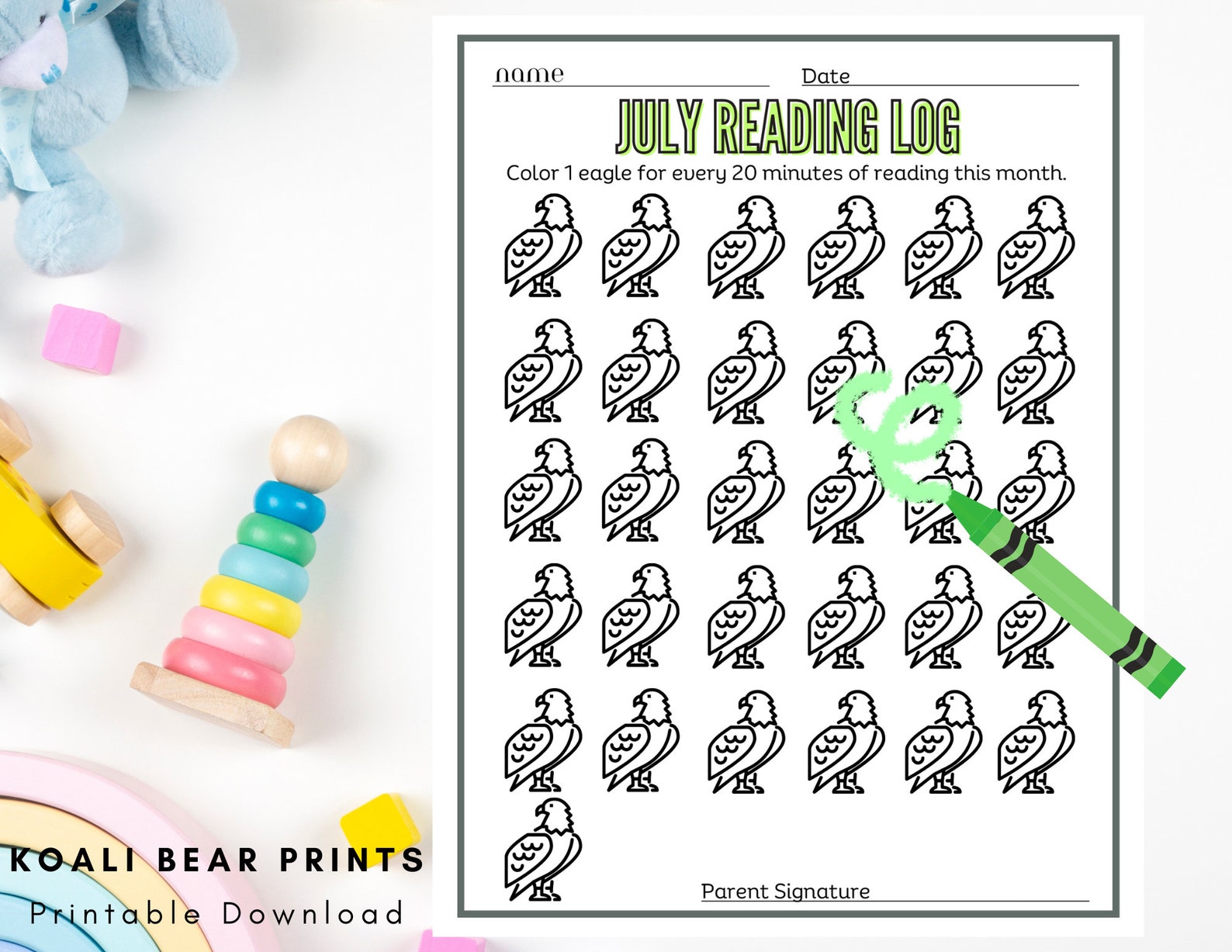 Summer Reading Log - Children - Kids - Chart (download), Tracker ...