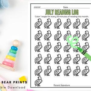 Summer Reading Log - Children - Kids - Chart (download), Tracker ...