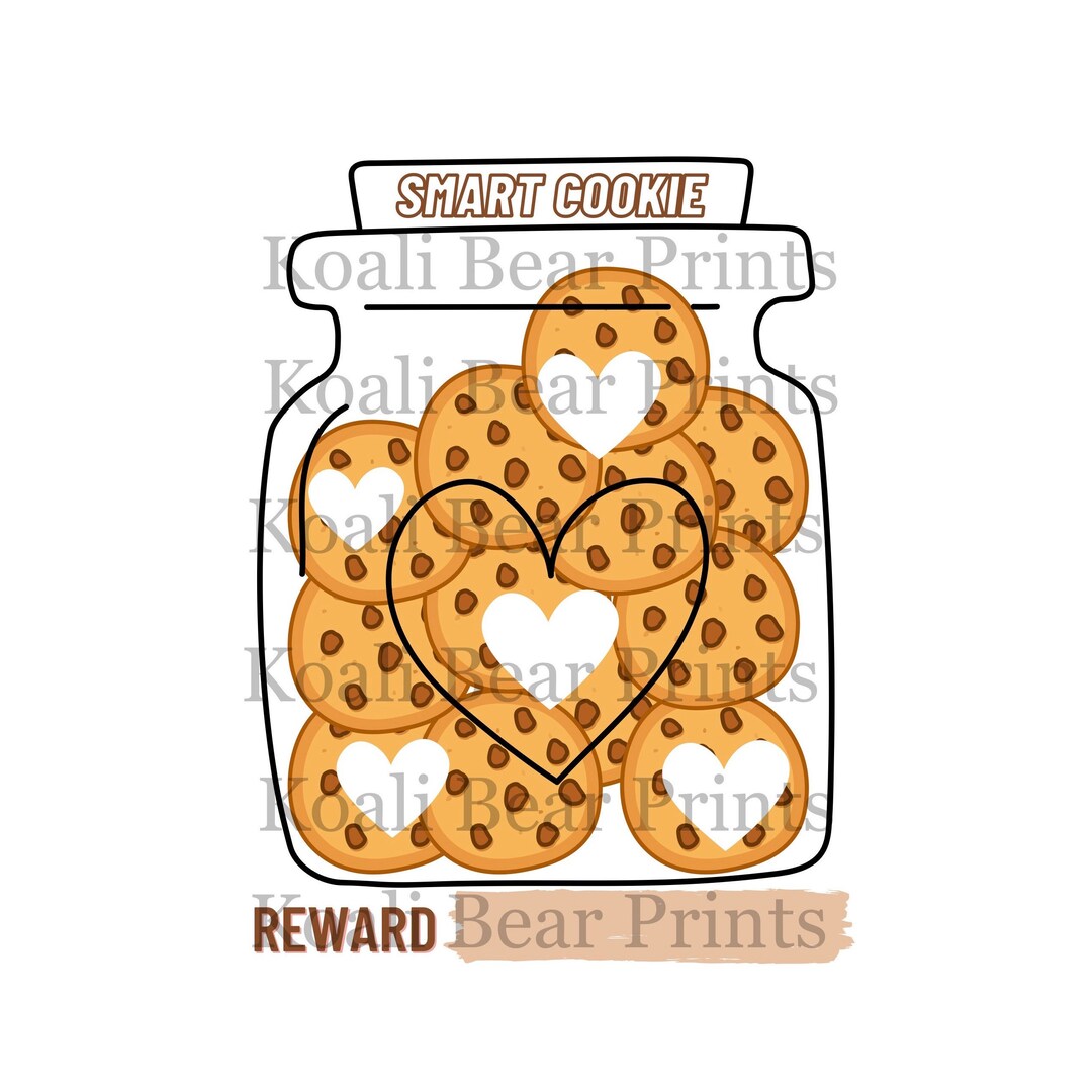 Reward Smart Cookie Jar - Reward Chart - Printable, Instant Download ...