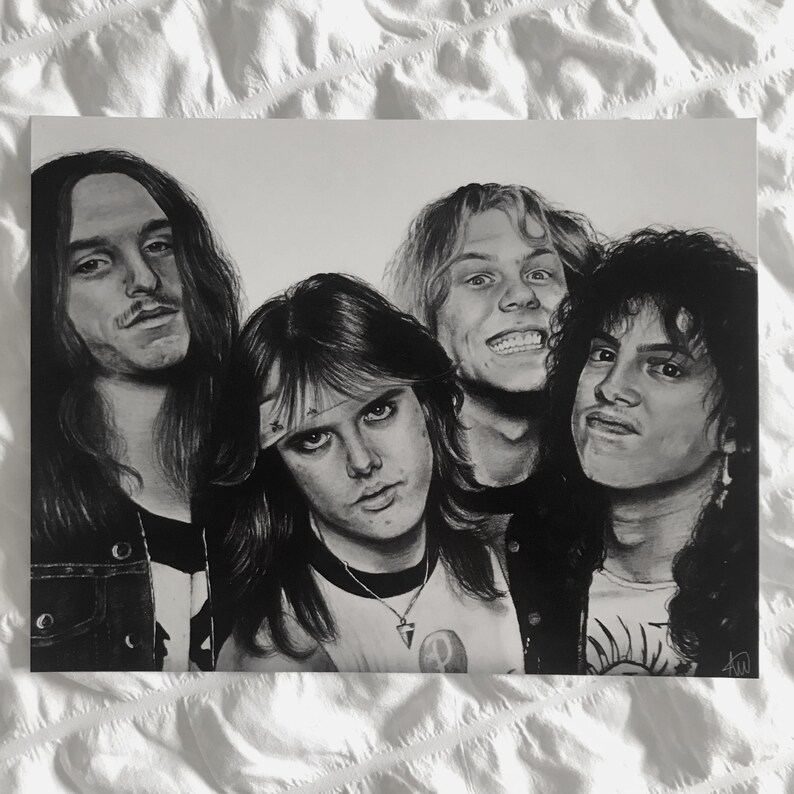 Metallica A5 Art Print - Etsy