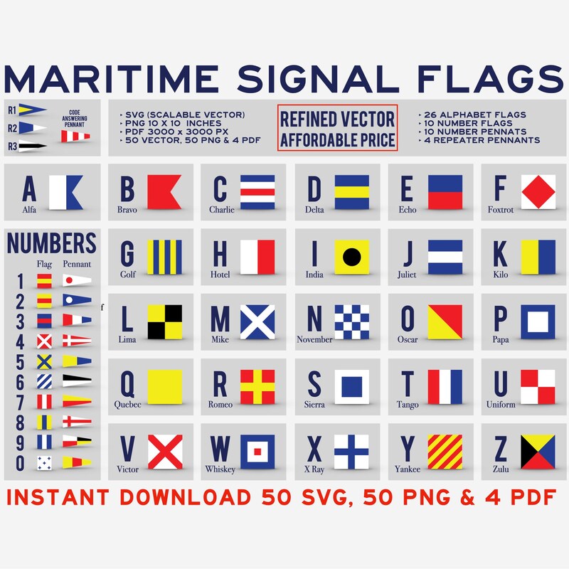 Signal Flag - Etsy