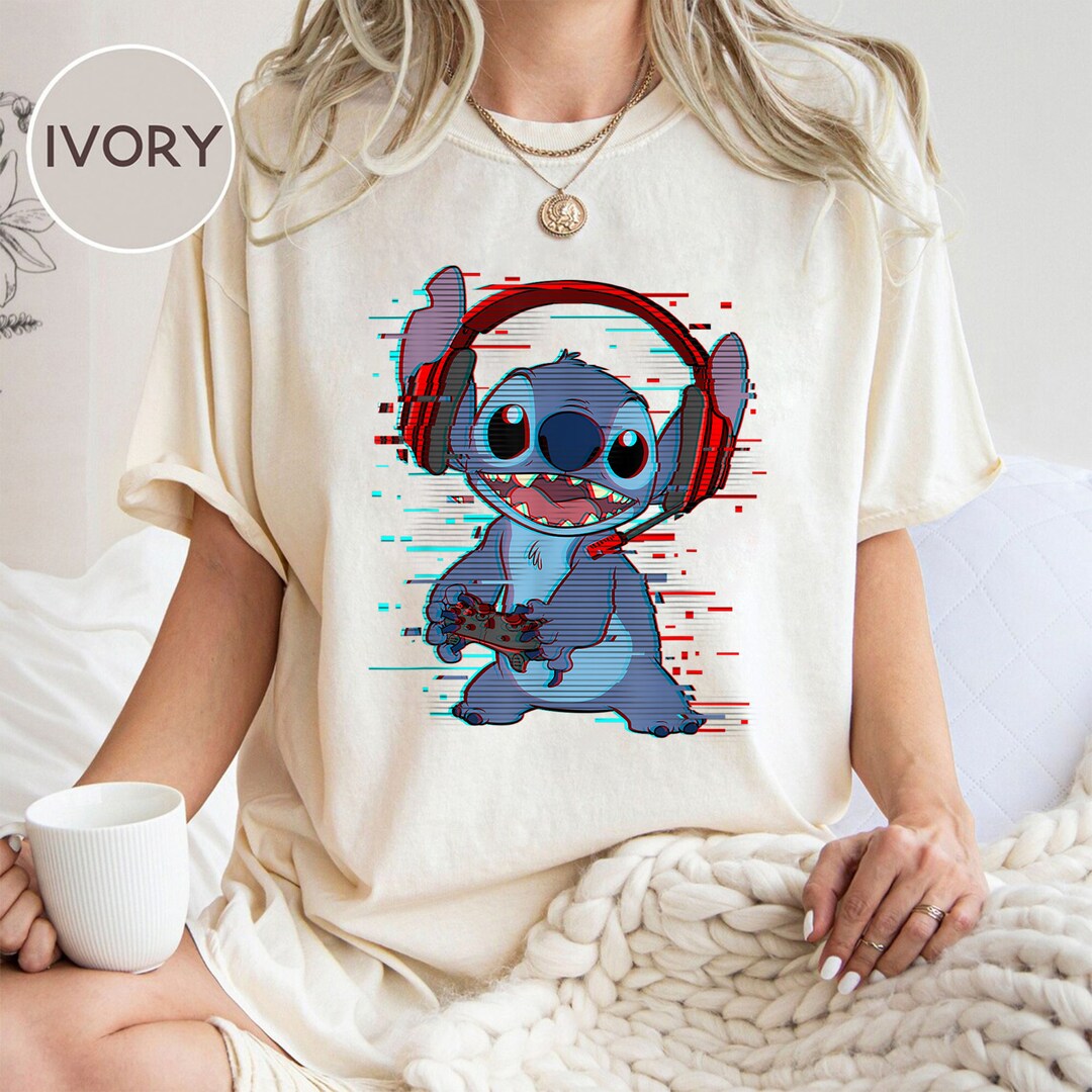 Disney Lilo and Stitch Gamer Glitch Headset and Controller - Etsy
