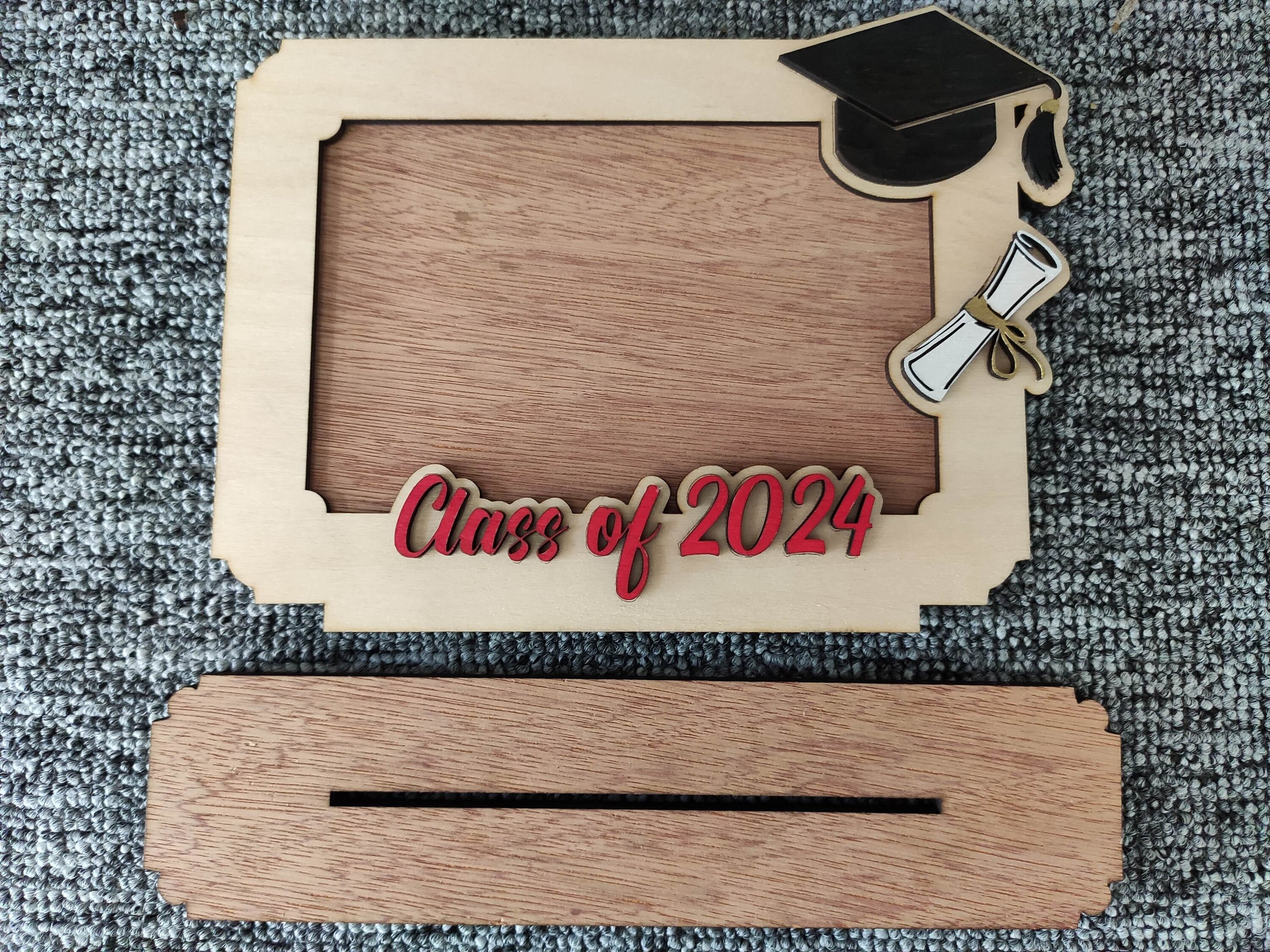 Graduation Class of 2024 Photo Frame, Template, Gift for Students ...