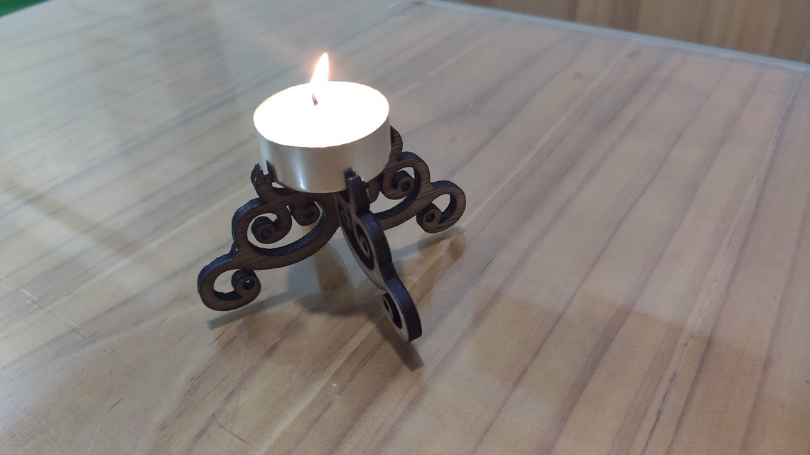 Tee Light, Candle Holder, Laser Cut, Home Decor, Digital File, CDR, SVG ...
