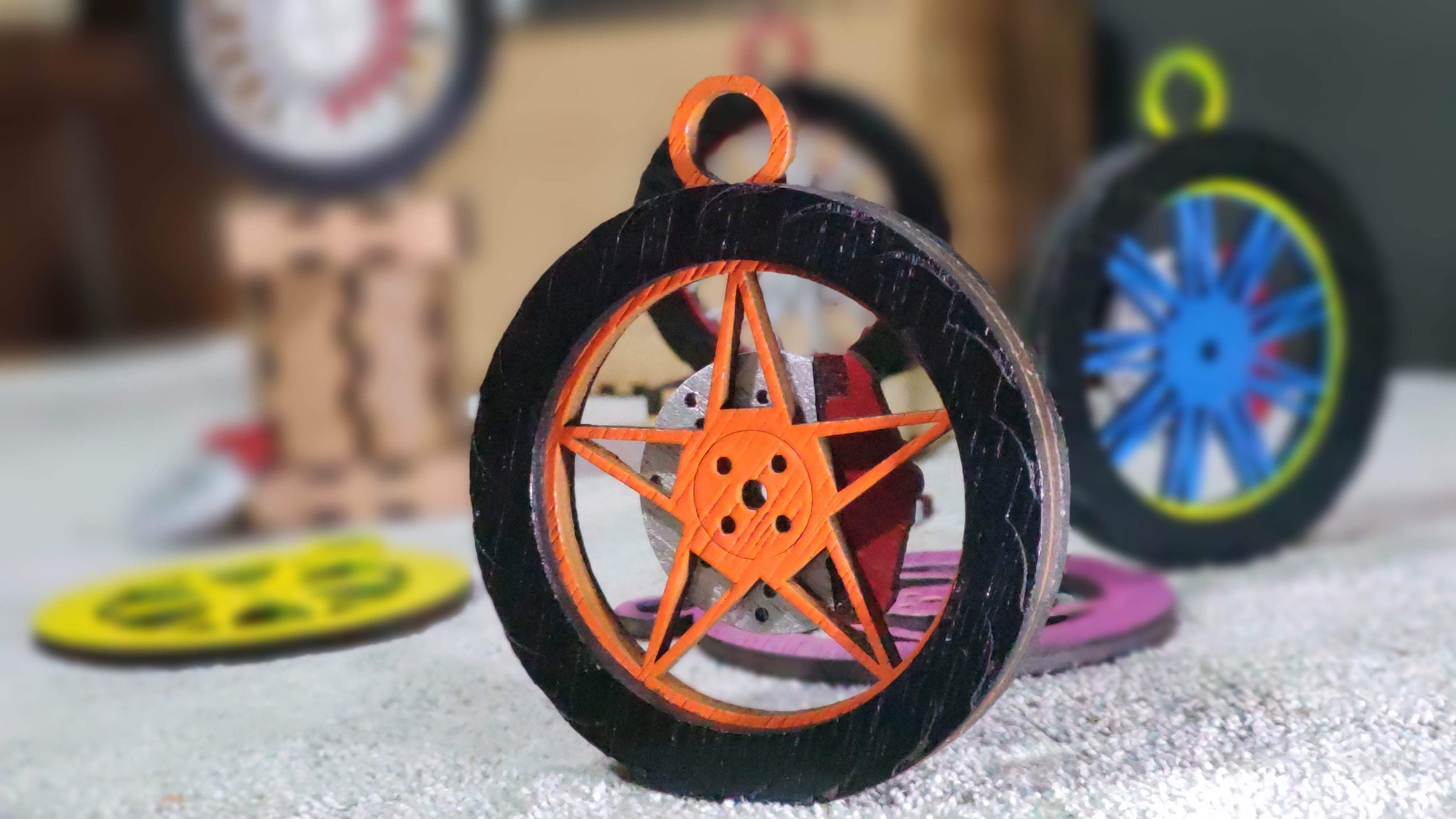 Laser Cut Christmas Rims and Tyres Ornaments: 12 Designs (digital Files ...