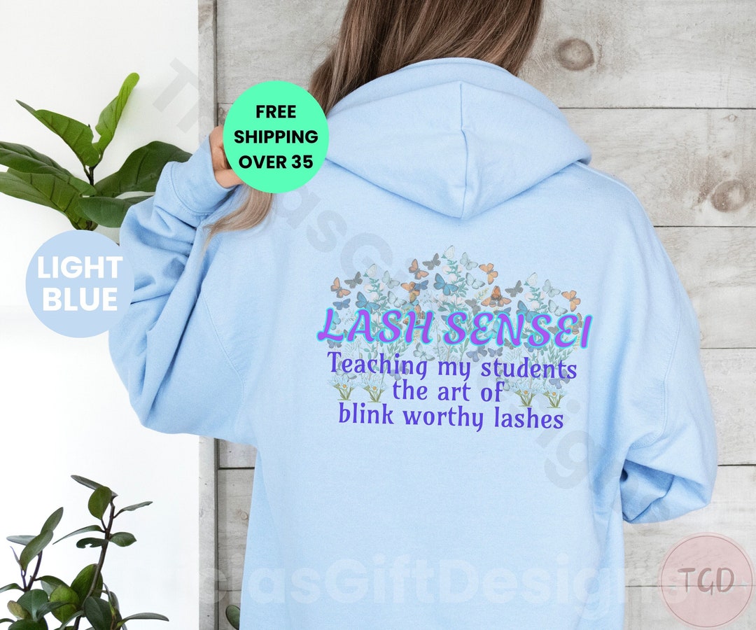 Funny Lash Tech Trainer Hoodie, Gift for Lash Tech Student, Funny Lash ...