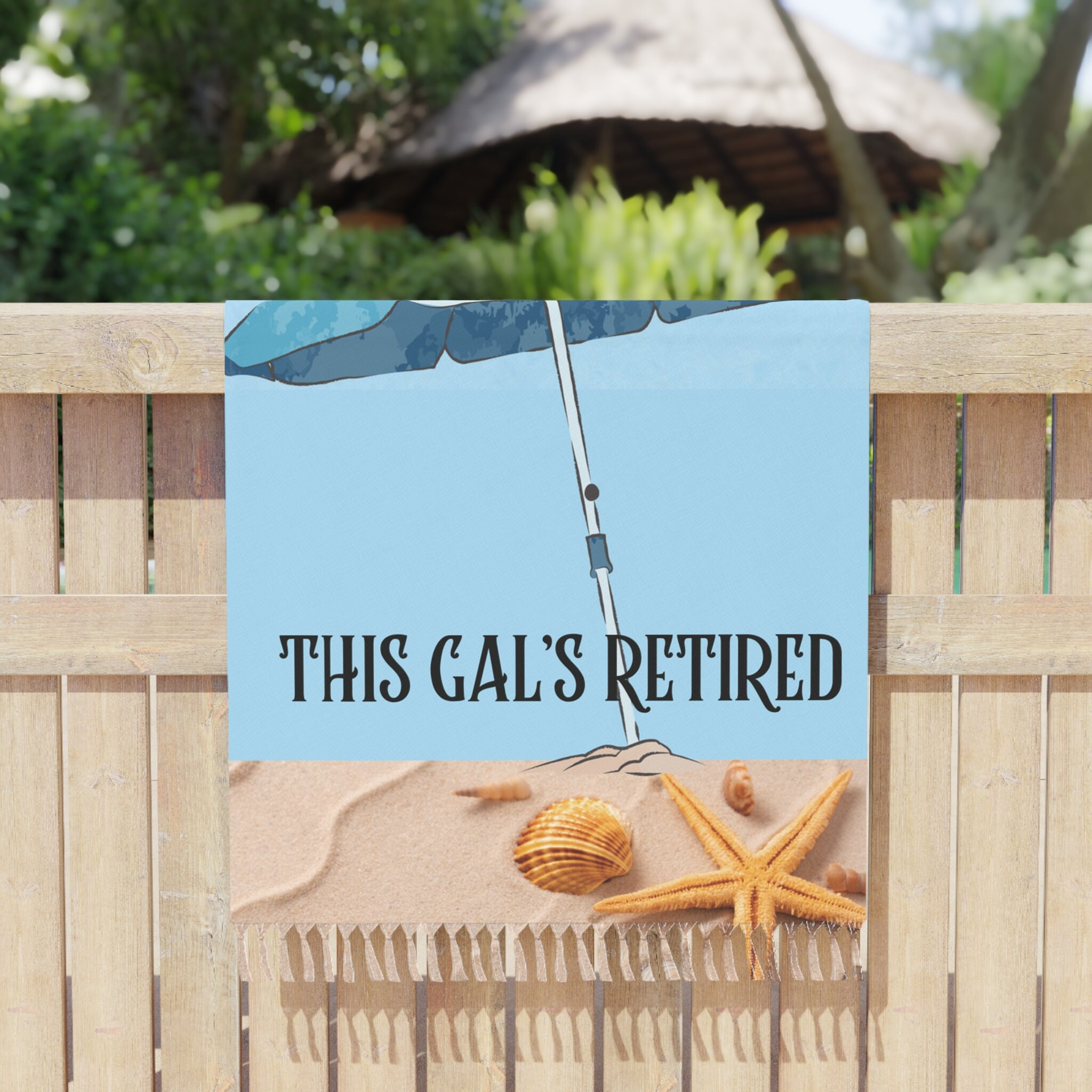 Boho Beach Cloth for Her Retirement, Gift for Vacation, This Gal's ...