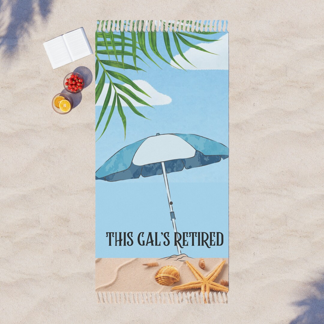 Boho Beach Cloth for Her Retirement, Gift for Vacation, This Gal's ...