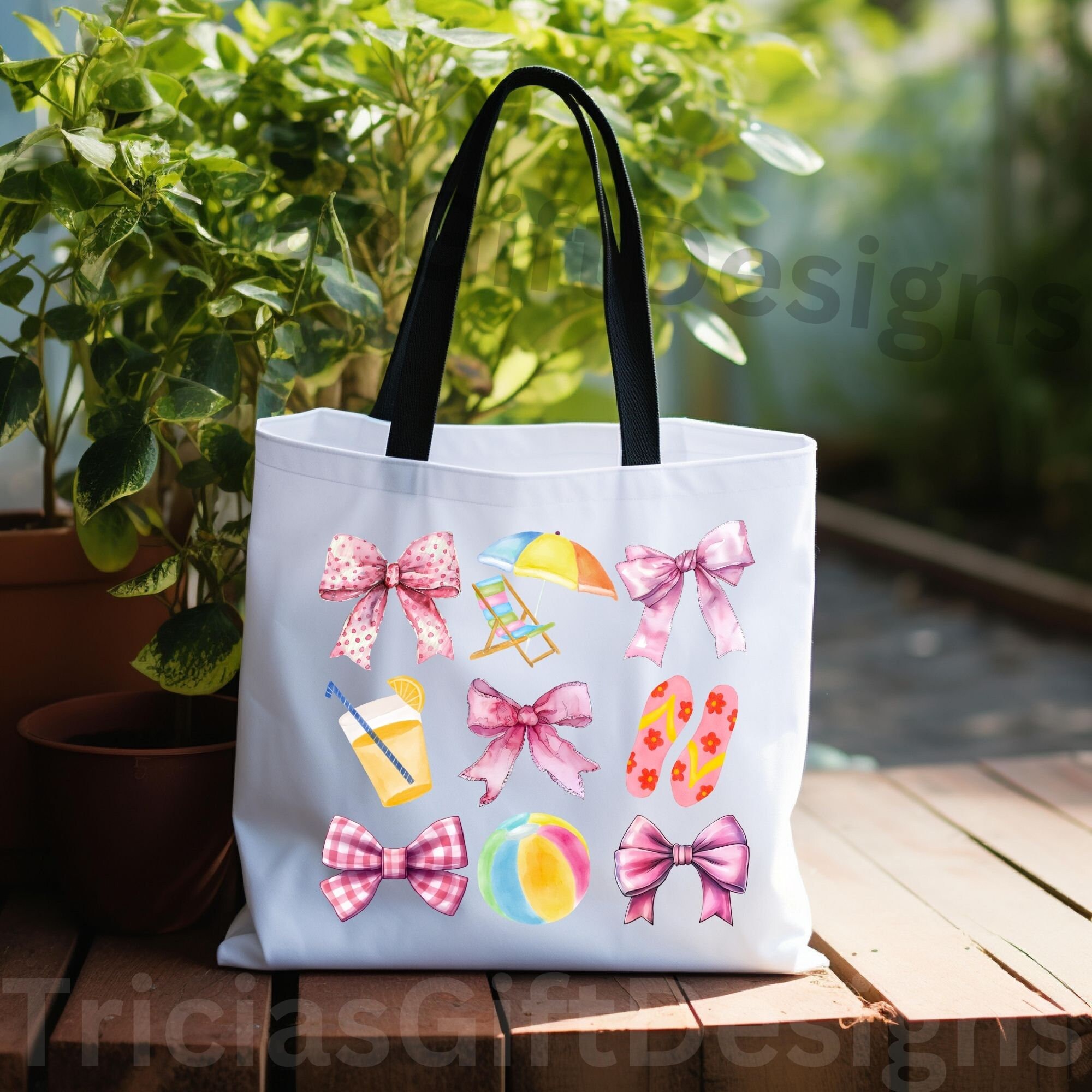 Coquette Pool Girl Tote Bag Gift for Pool Lovers, Cleaners, Cool Spring ...