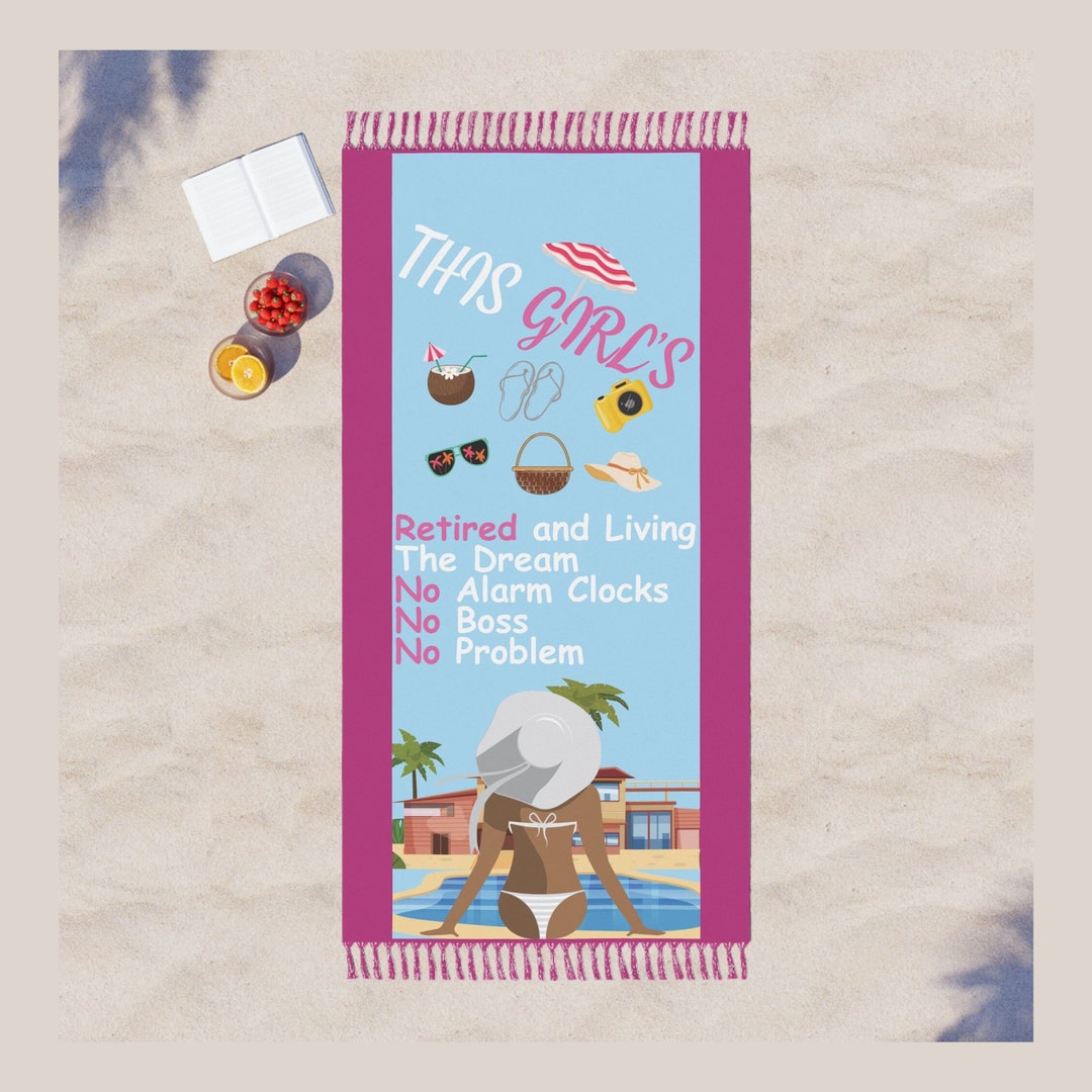Boho Beach Cloth for Her Retirement, Gift for Vacation, This Girl's ...