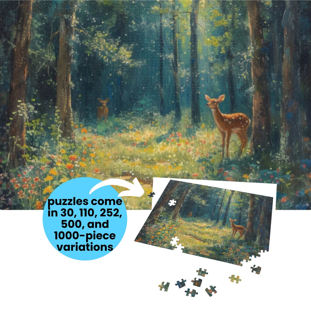 Forest Clearing Jigsaw Puzzle - Etsy