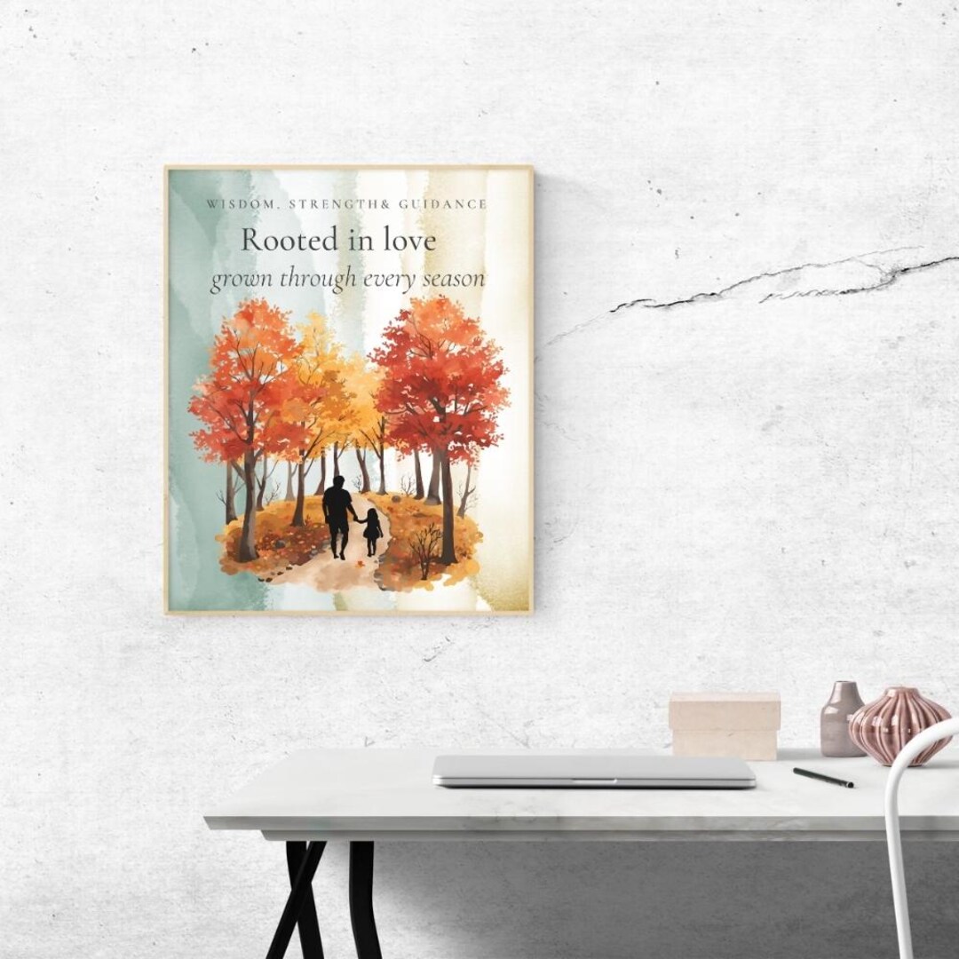 Wisdom Strength Guidance Printable Wall Art, Meaningful Decor, Nature ...