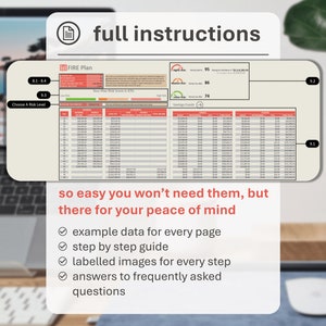 FIRE Retirement Calculator Spreadsheet for Google Sheets - Etsy
