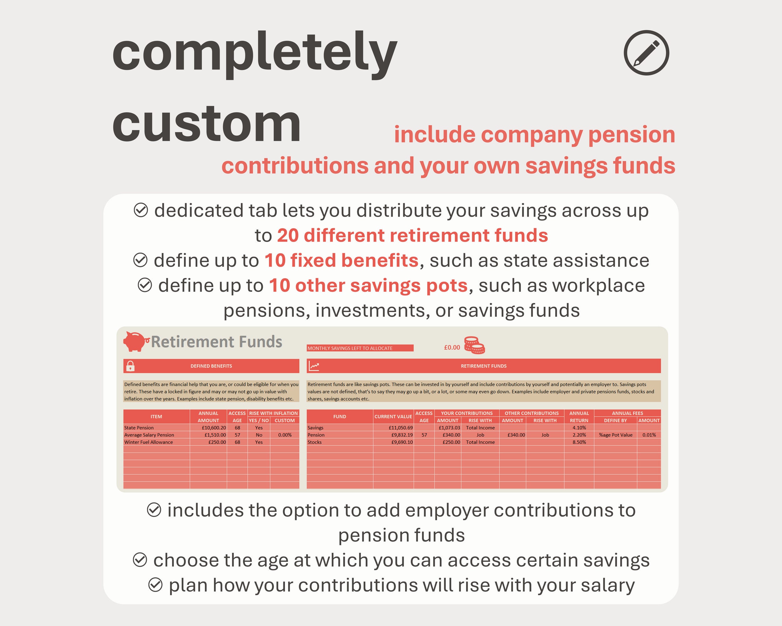 FIRE Retirement Calculator Spreadsheet for Microsoft Excel - Etsy