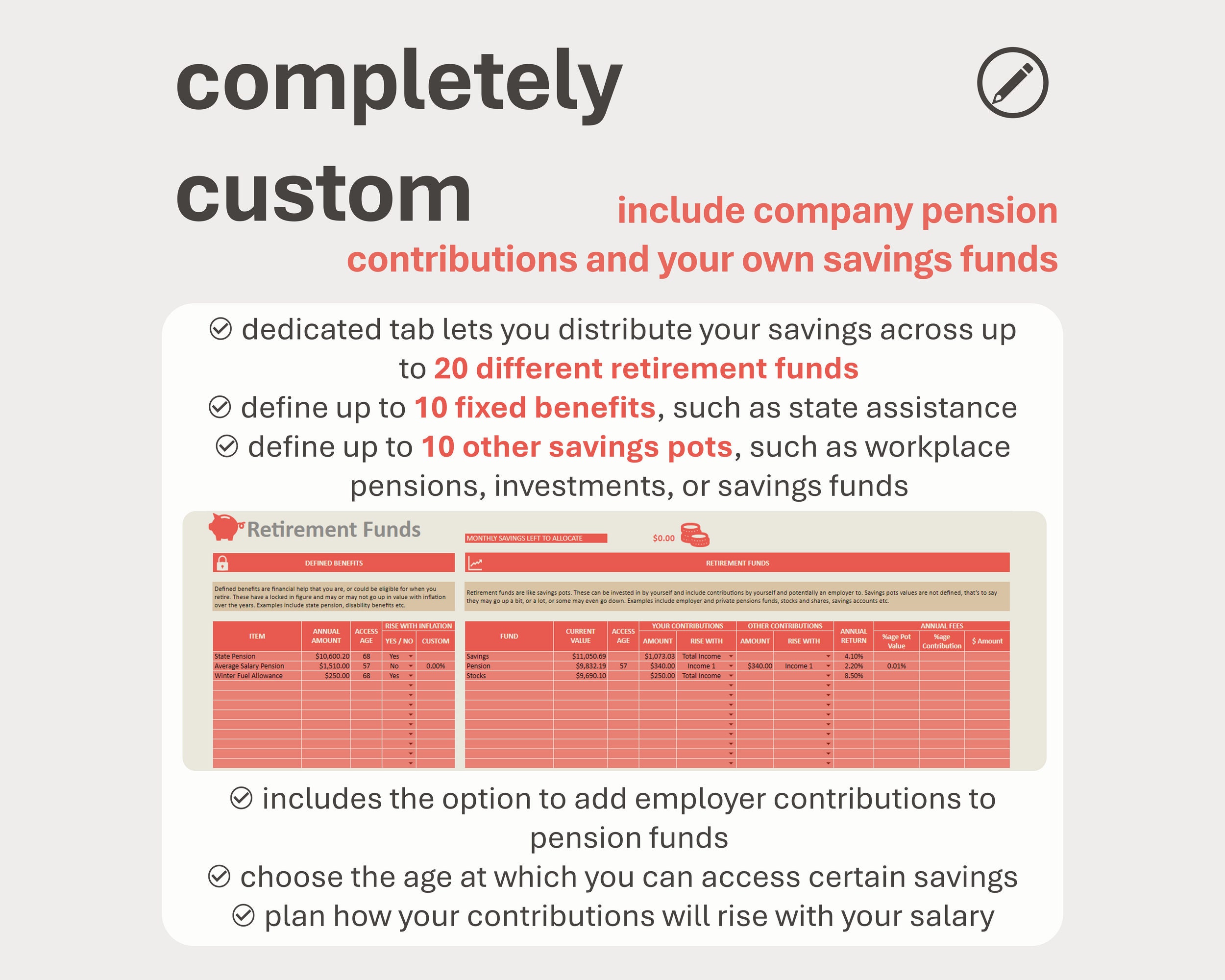 FIRE Retirement Calculator Spreadsheet for Google Sheets - Etsy