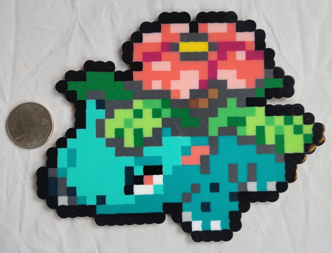 Bulbasaur, Ivysaur, Venusaur Pokemon Perler Menu Icon - Etsy