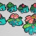 Bulbasaur, Ivysaur, Venusaur Pokemon Perler Menu Icon - Etsy