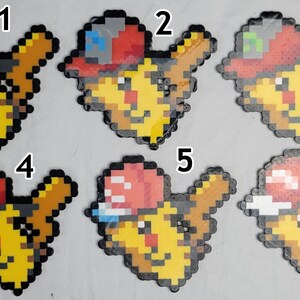 Cap Pikachu Perler Menu Icon - Etsy