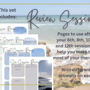 Review My Therapy Sessions Journal Printable Pages - Etsy