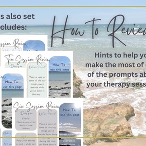 Review My Therapy Sessions Journal Printable Pages - Etsy