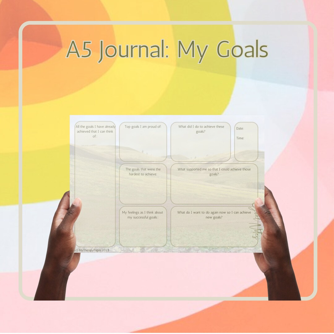 My Goals - Printable Journal Pages - Etsy