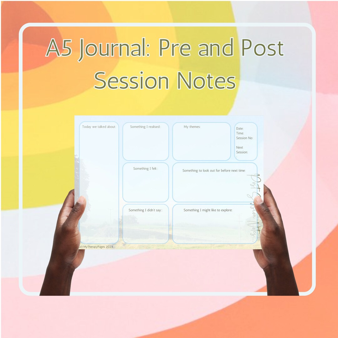 My Therapy Sessions - Printable Journal Pages - Etsy