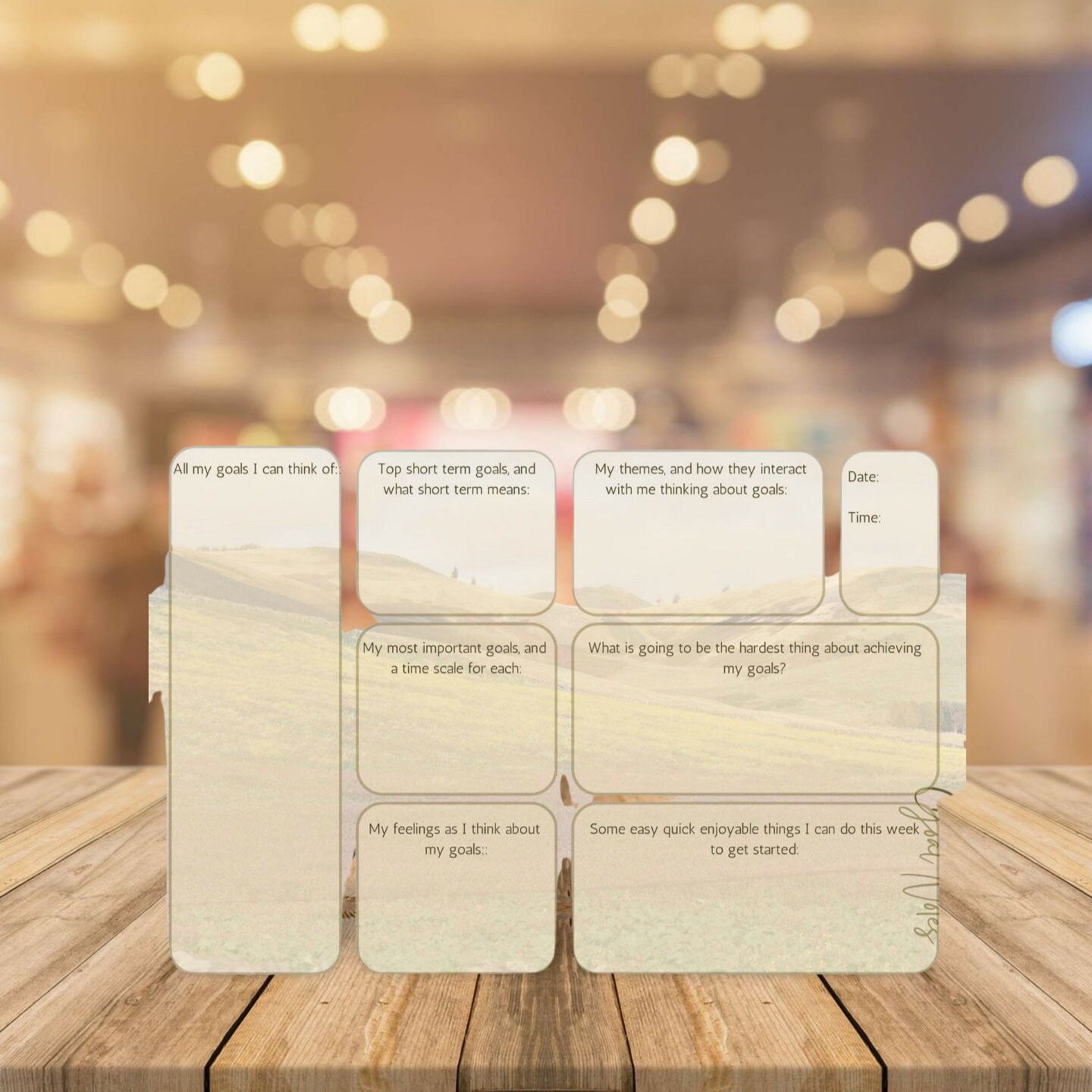 My Goals - Printable Journal Pages - Etsy