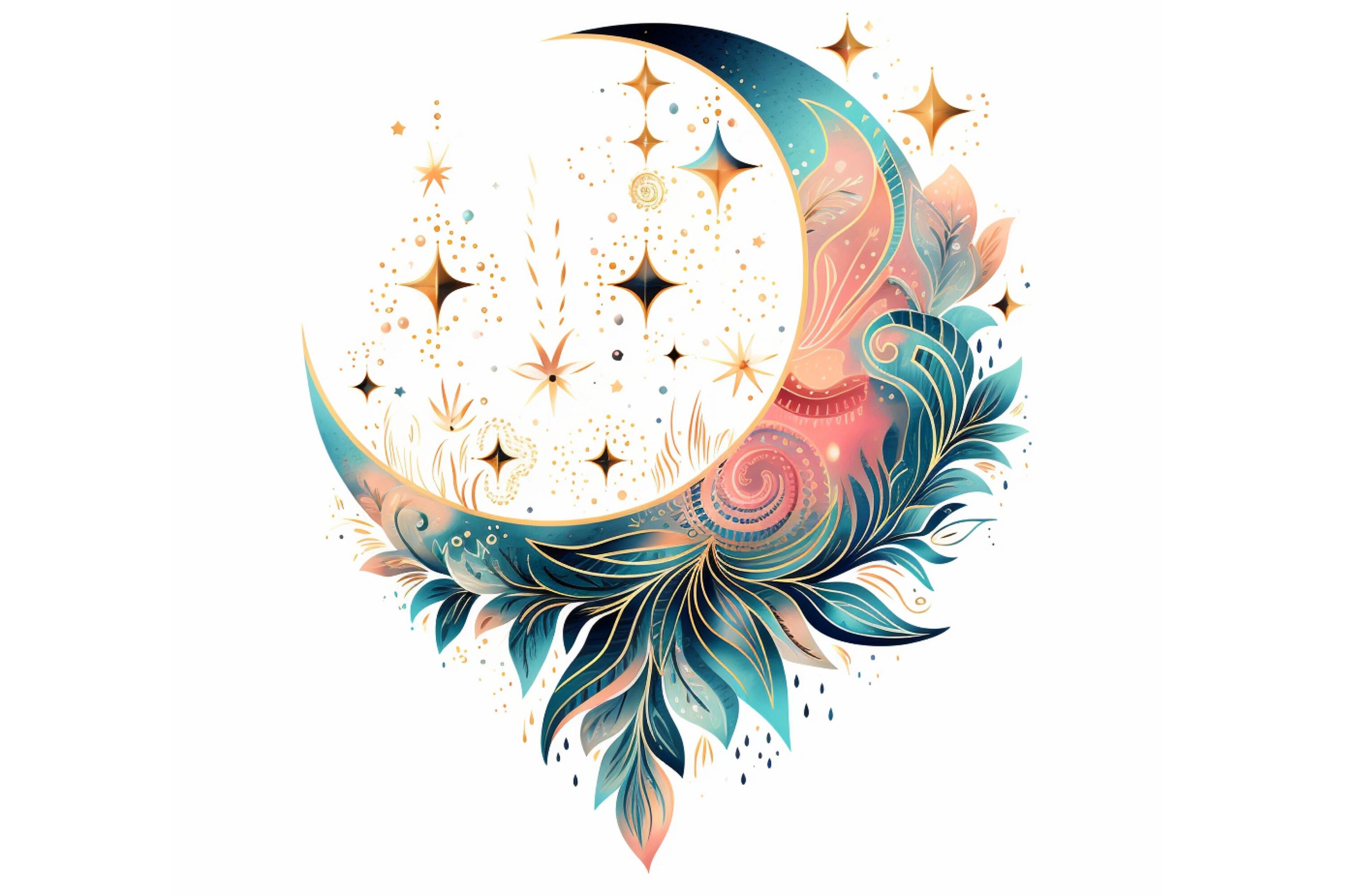 28 Ethereal Moons SVG Files for Bohemian and Witchy Crafts ...