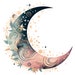 28 Ethereal Moons SVG Files for Bohemian and Witchy Crafts ...