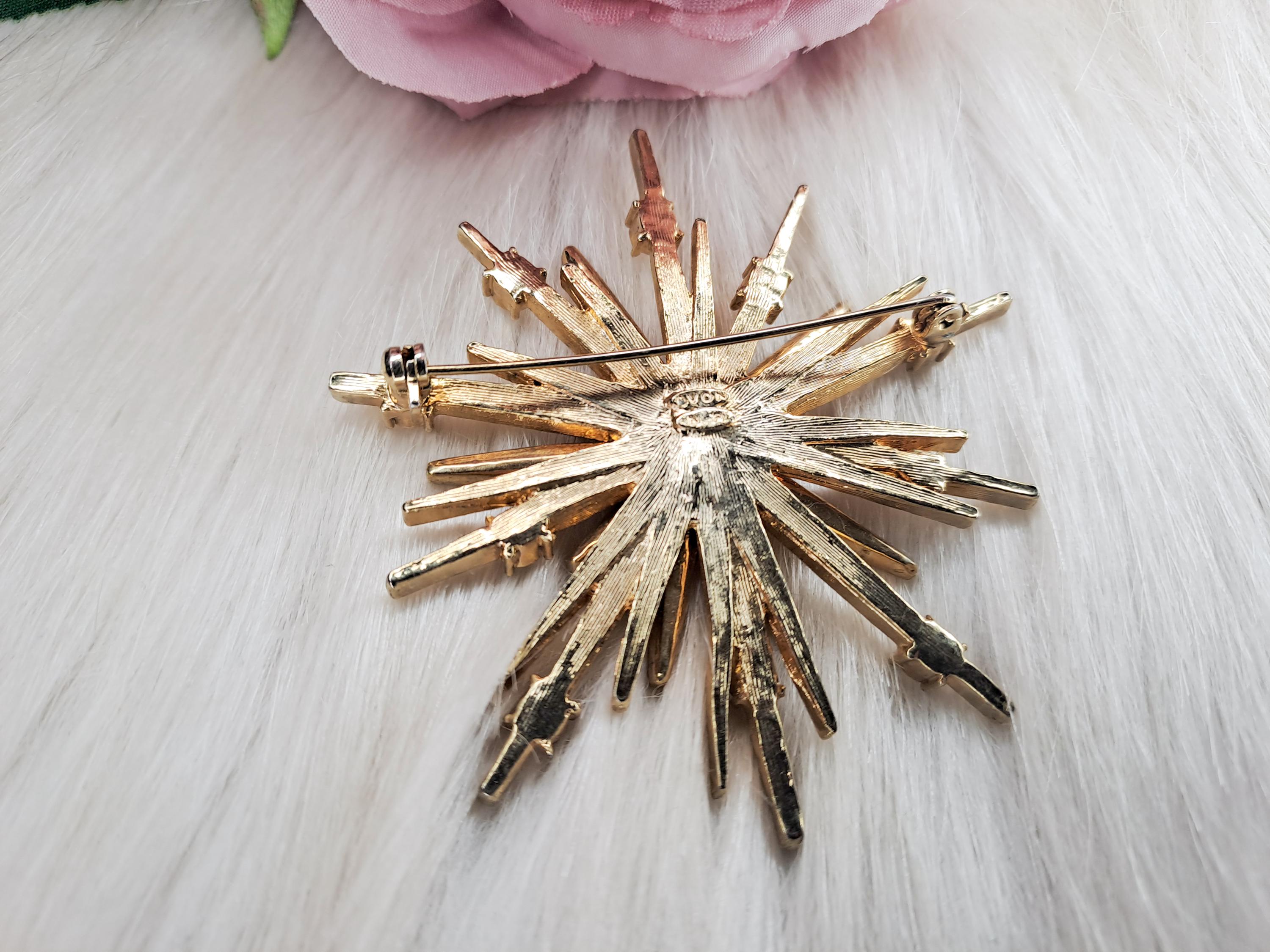 Vintage Nina Ricci Star Starburst Brooch for Avon Brooch for Women - Etsy