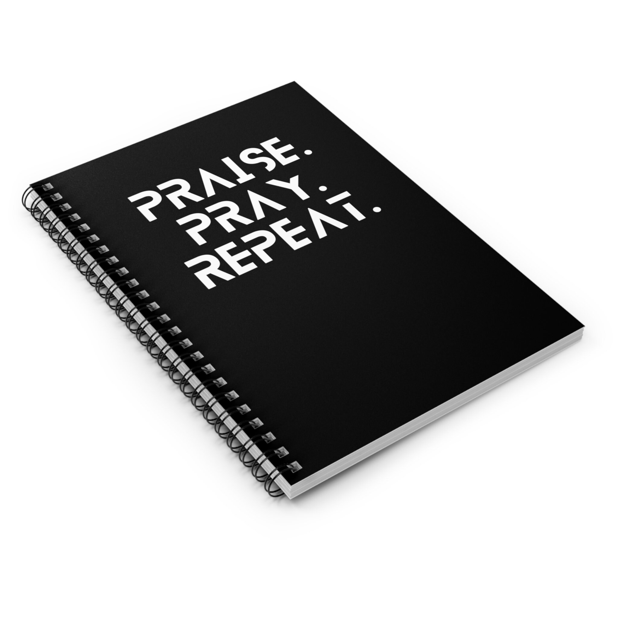 Praise. Pray. Repeat: Spiral Notebook - Ruled Line - Etsy