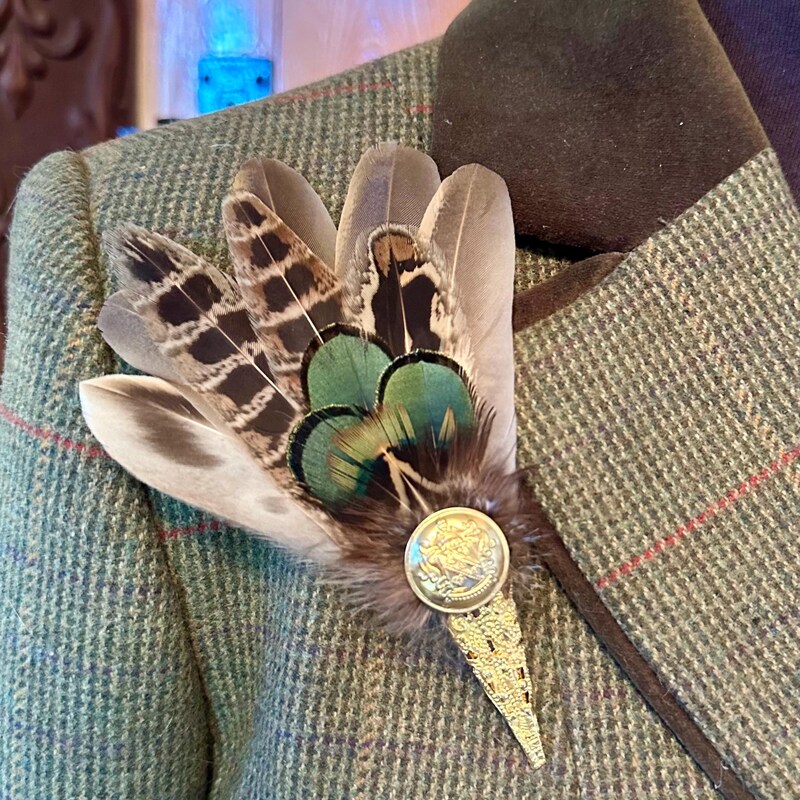Feather Buttonholes - Etsy UK