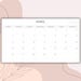 2026 Printable Minimalist Monthly Calendar: Goodnotes Digital Planner ...