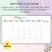 2025-2026 Monthly Planner: Pastel Green Calendar, Goodnotes Compatible ...