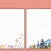 Printable Letter Writing Set: Boho Mountain Flowers (PDF, Word ...