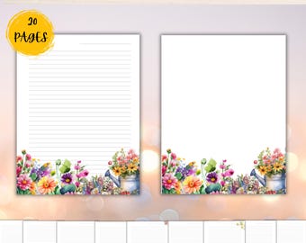 Writing Paper - Etsy