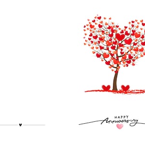 Printable Happy Anniversary Card Easy Download and Print at Home Love ...