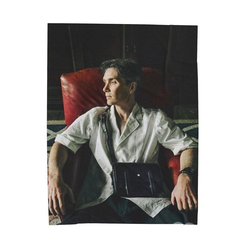 Thomas Shelby's Iconic Cillian Murphy Fan Merch Velveteen Plush Blanket ...