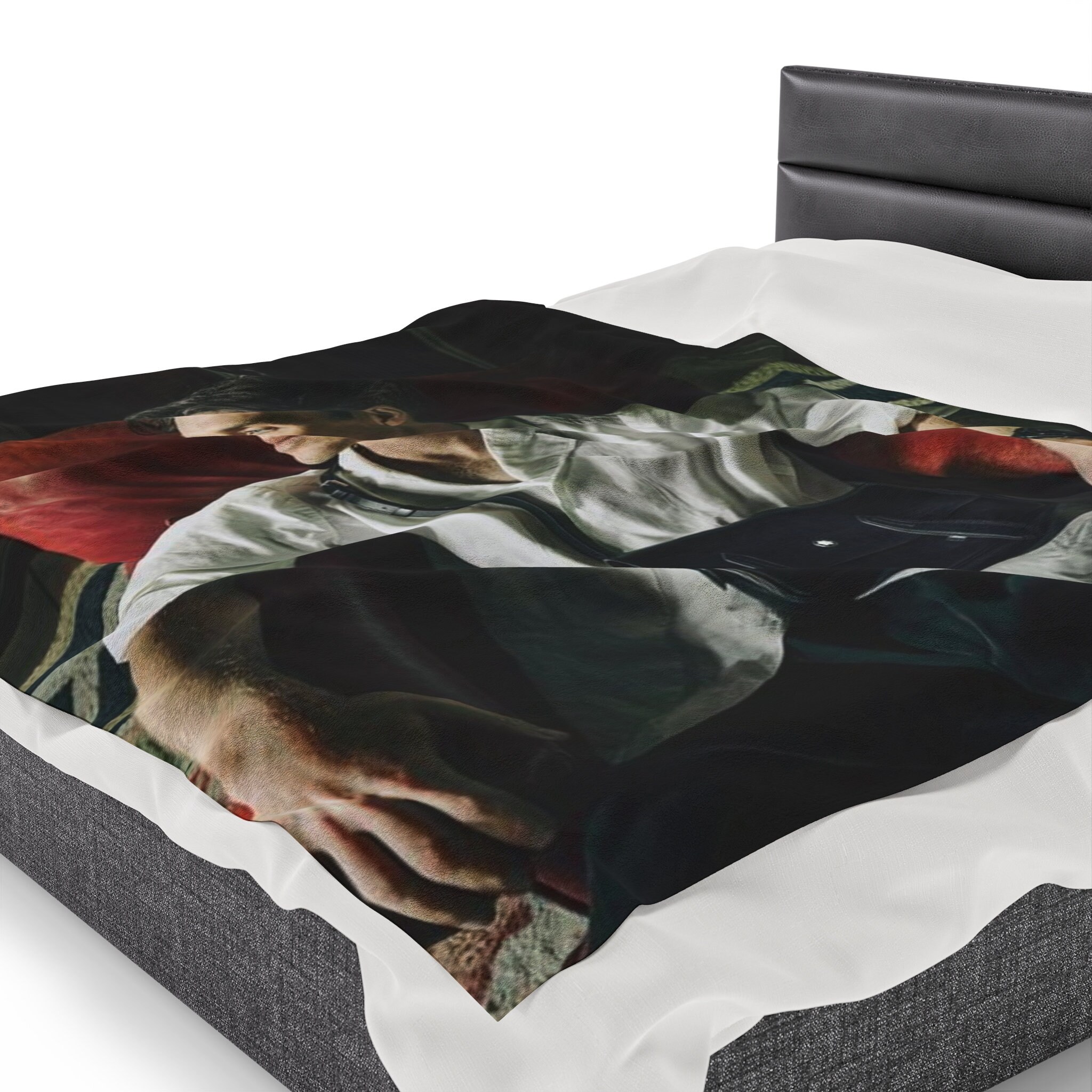 Thomas Shelby's Iconic Cillian Murphy Fan Merch Velveteen Plush Blanket ...