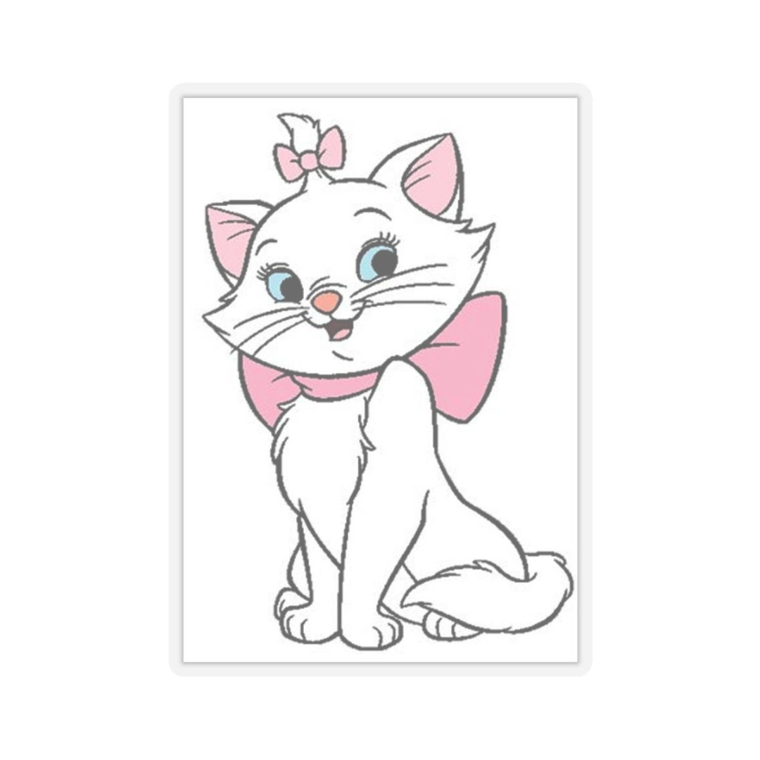Marie: the Aristocats Sticker Kiss-cut Stickers Decals - Etsy