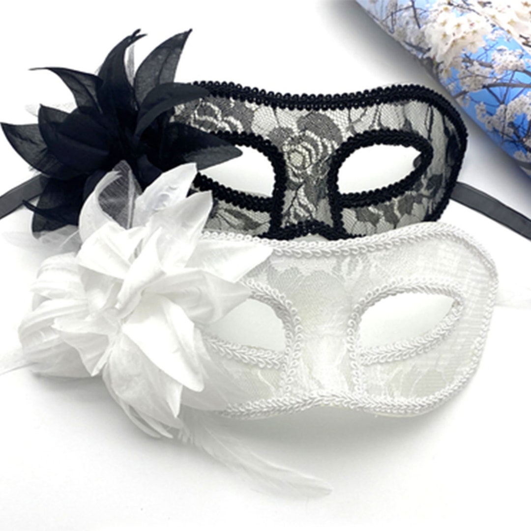 Mask, Female White Lace, Bride Mask Wedding - Etsy